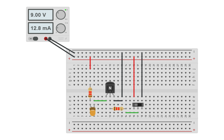 Circuit Design Инвертор Моделирование и эксперимент Tinkercad