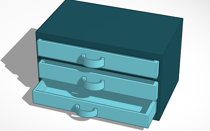 3D design Drawers - Tinkercad