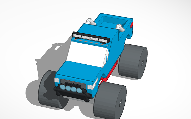 3D design monster truck - Tinkercad