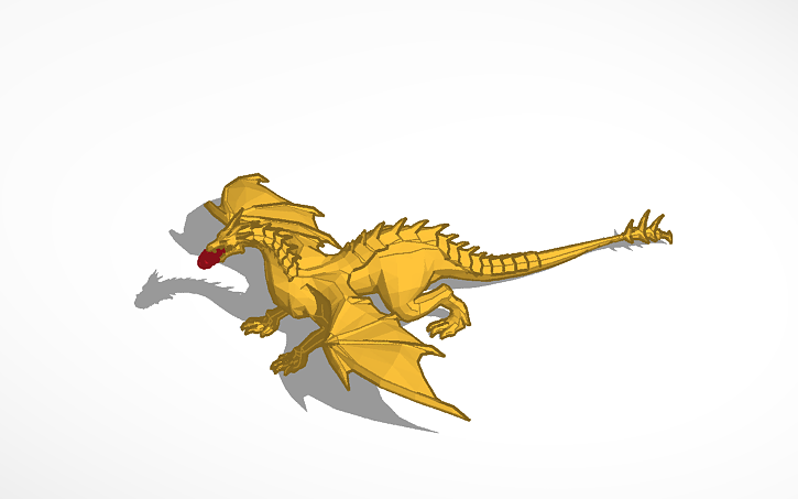 3D design Dragon - Tinkercad