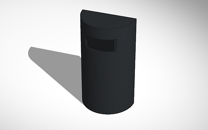 3d Design Another Garbage Can Tinkercad
