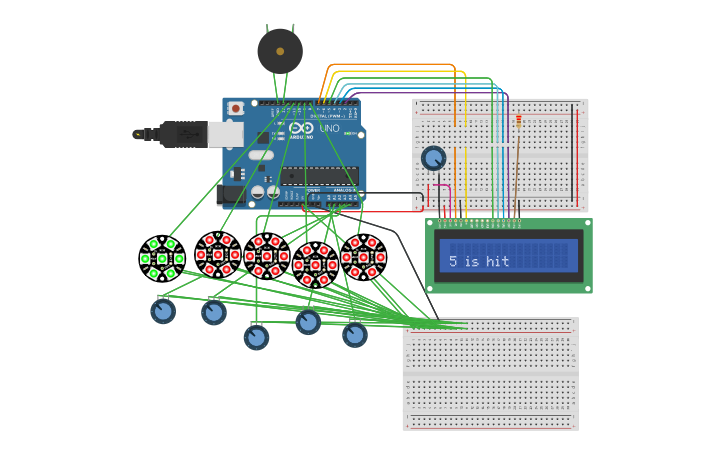 Circuit design final game - Tinkercad