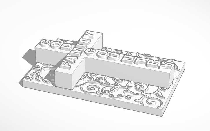 3D design Cross | Tinkercad