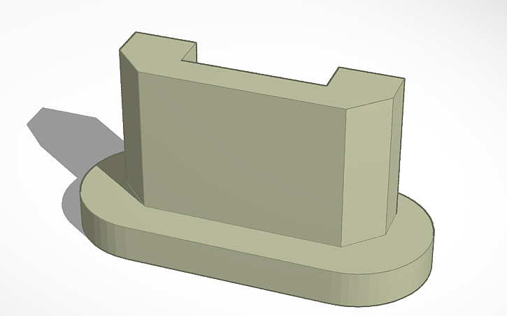 3D design USB Micro cap - Tinkercad