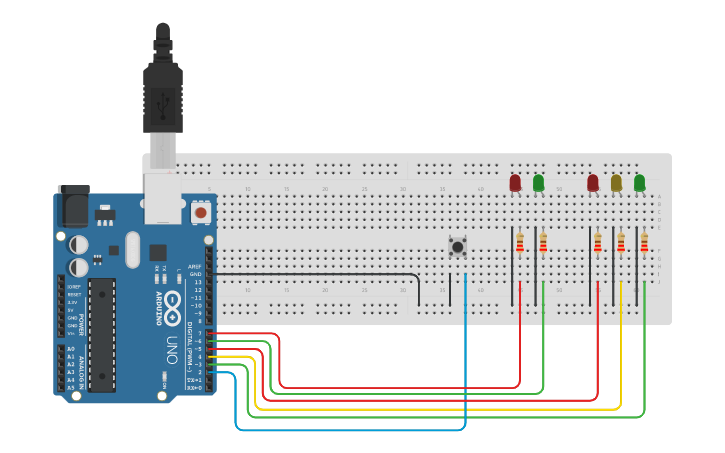 Circuit design Semaforo_Carro_Pedestre_Inteligente_Compartilhado ...