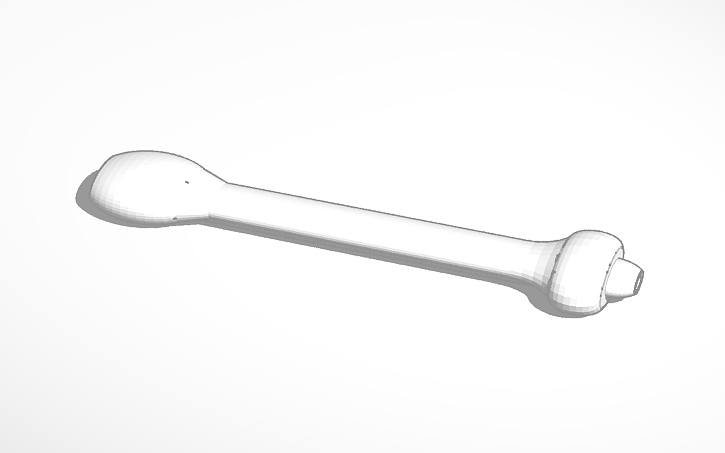 3D design Humerus Bone- Abby Bernard - Tinkercad