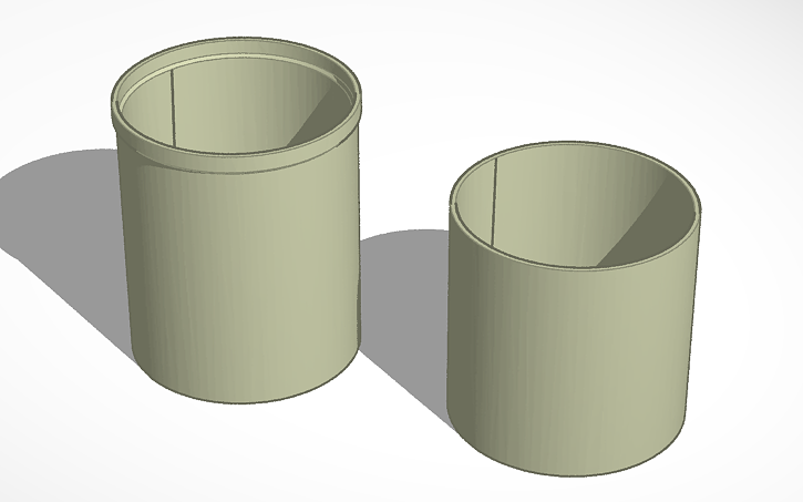3D design Mini Trash Can | Tinkercad