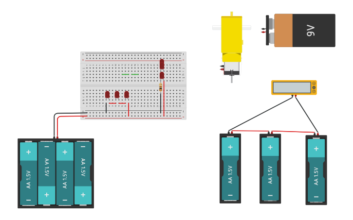 Circuit Design Series And Parallel Combination Tinkercad