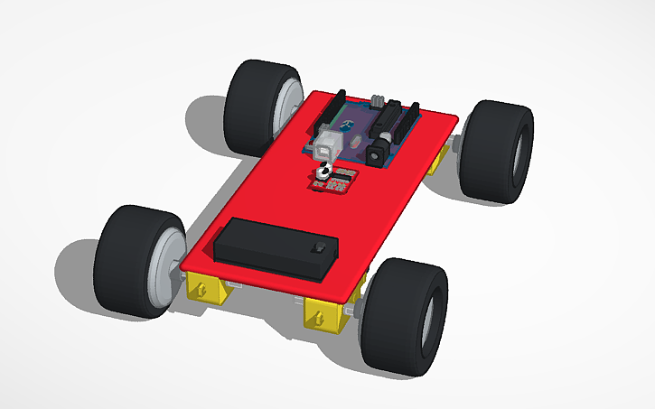 3D design chasis - Tinkercad