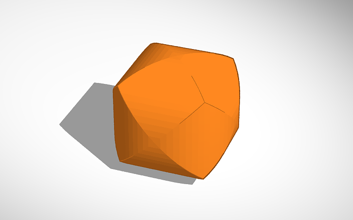 3D design Steinmetz solid tricylinder | Tinkercad