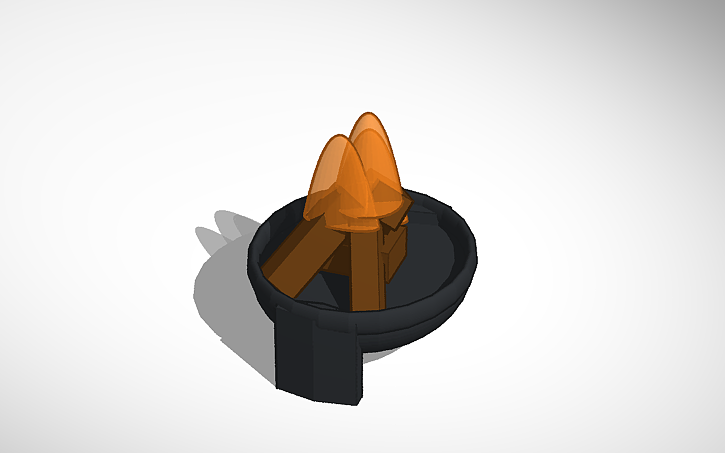 3D design Fire Pit - Tinkercad
