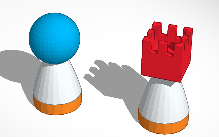 3D design Jeu échec - Tinkercad