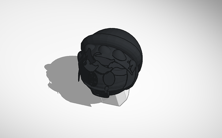3D design Copy of Murder Drones N's head revamped - Tinkercad
