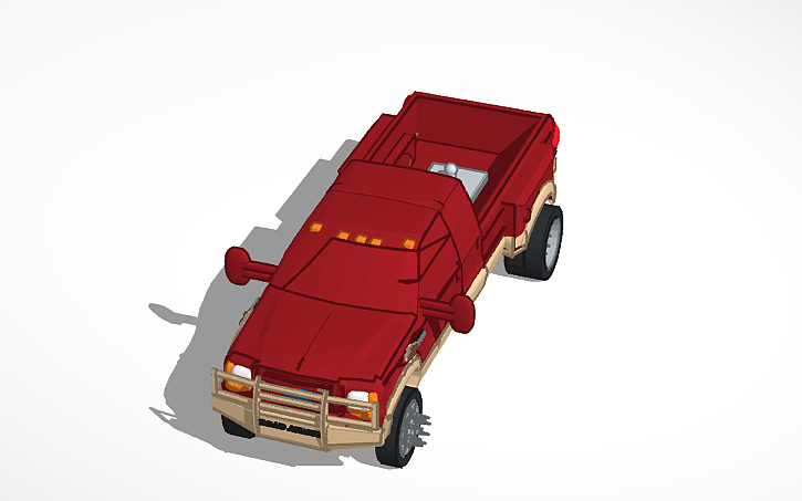 3D design 2006 7.3 ford f350 king ranch - Tinkercad
