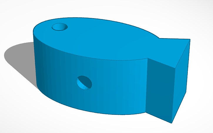 3D design fish - Tinkercad