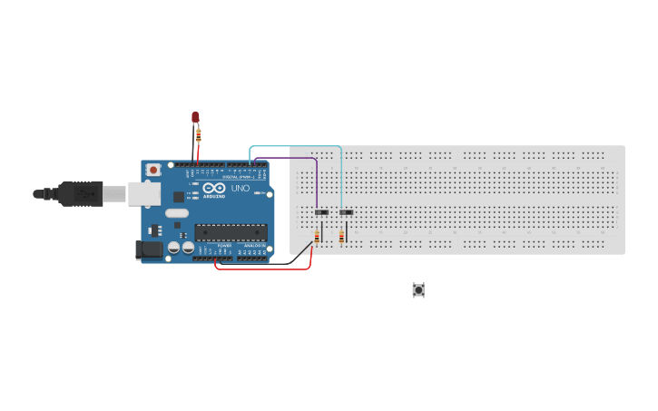 Circuit design TUTORIAL T2 - Ejercicio 2 - Tinkercad