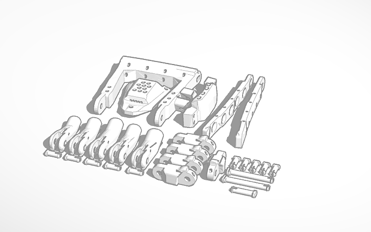 3D design prosthetic hand ---1 - Tinkercad