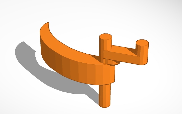 3D design Trigger - Tinkercad