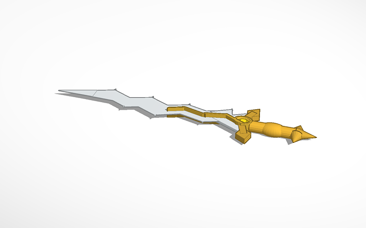 3D design Levin Sword - Fire Emblem Awakening/Fates - Tinkercad