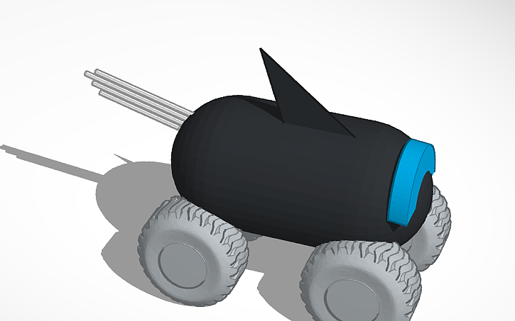 3D design Cursed car - Tinkercad