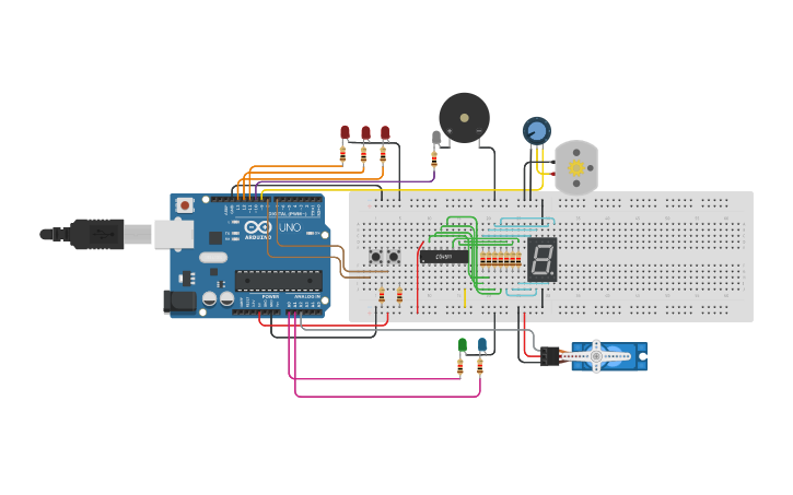 Circuit design sistemas embarcados - Tinkercad