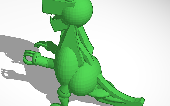 3D design dino - Tinkercad
