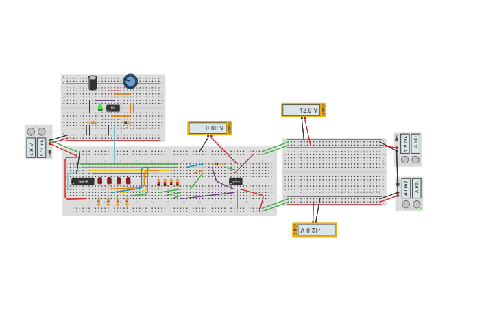 Circuit design lab1-u3 - Tinkercad
