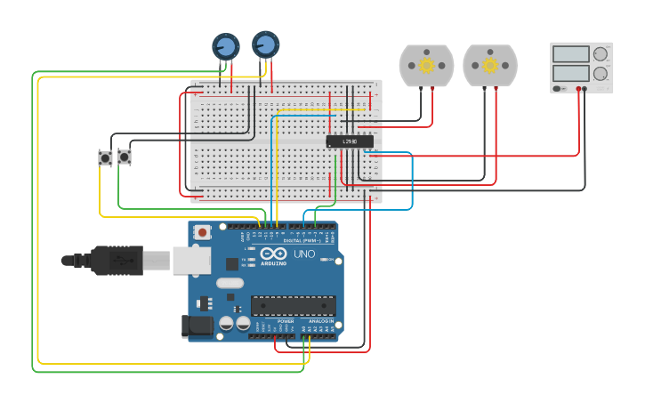 Circuit design Tinkercad - Atividade 1 - Tinkercad