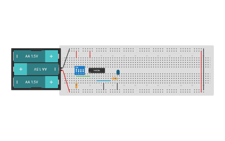 Circuit design COMPUERTA YES - Tinkercad