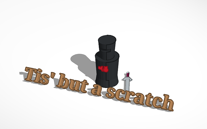 3D design Monty Python and The Holy Grail: Black Knight | Tinkercad