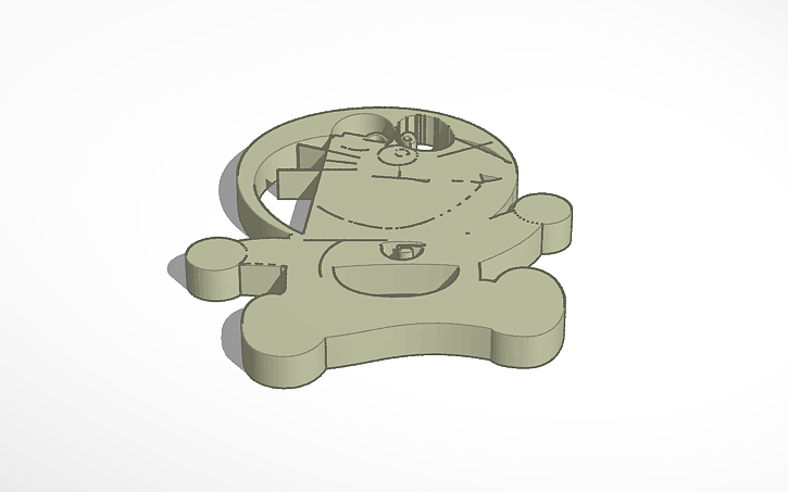 3D design doraemon - Tinkercad