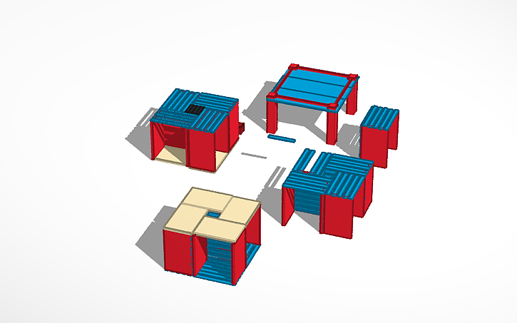 3D design Coffee Table | Tinkercad
