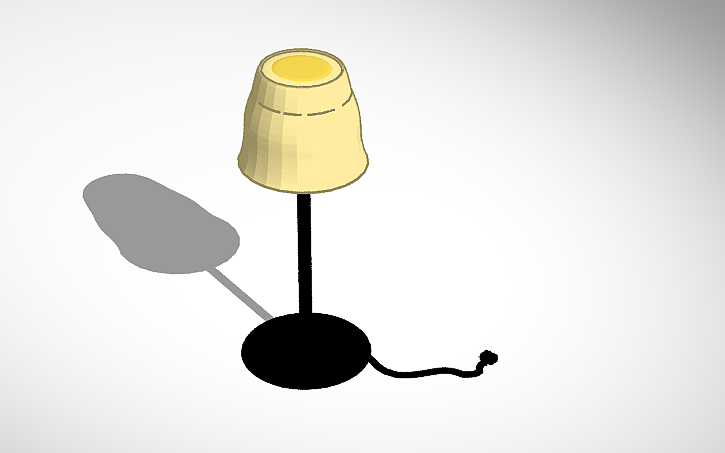 3D design Large home lamp - Tinkercad