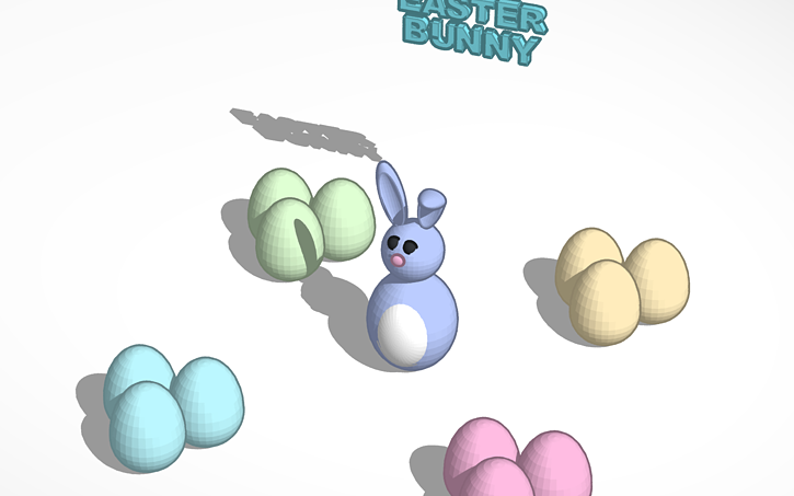 3D design Easter Bunny | Tinkercad