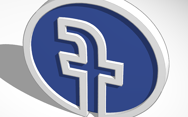 3D design facebook png - Tinkercad