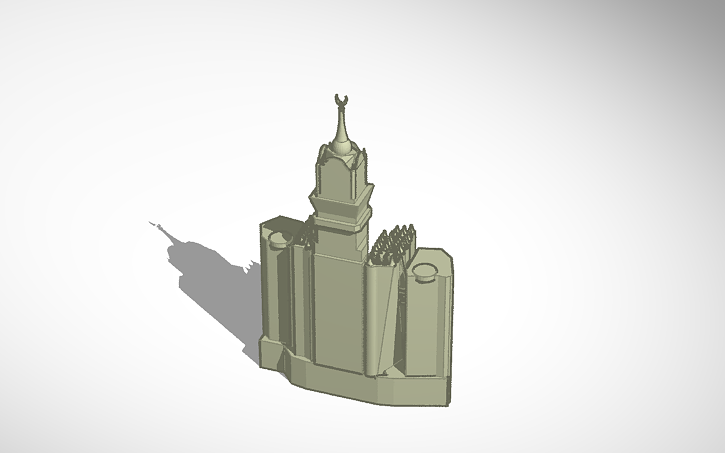 3D design Abraj Al Bait - Tinkercad