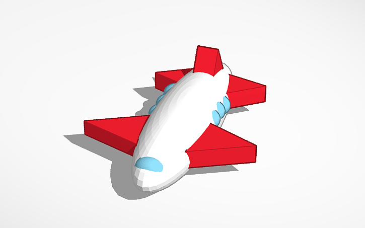 3D design My 1st Plane - Tinkercad