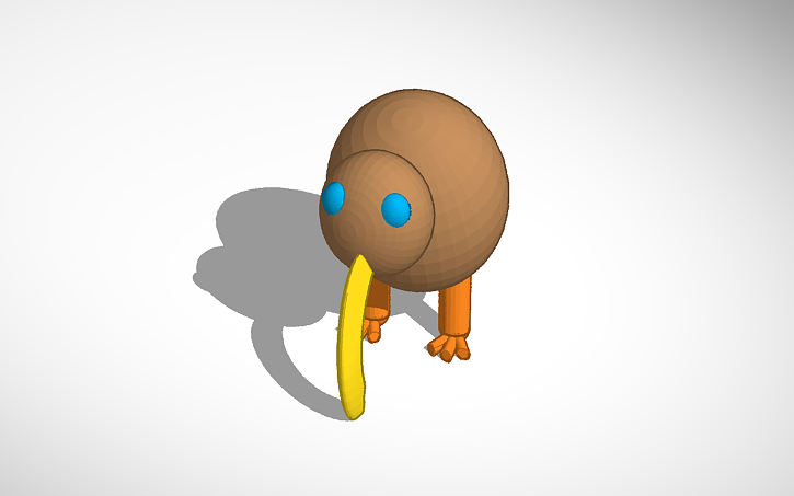 3D design Kiwi For Digi Tech - Zoe | Tinkercad