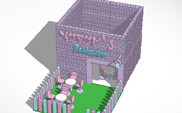 3D design ╰(*° °*)╯'s Restaurant - Tinkercad