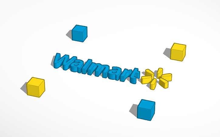 3D design Walmart - Tinkercad