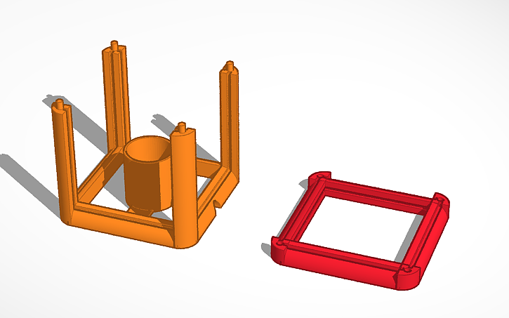 3D design Lithophane Lightbox - Tinkercad