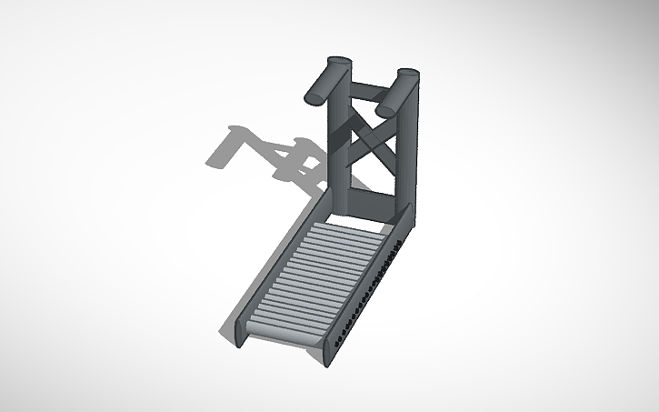 3D design diy treadmill - Tinkercad