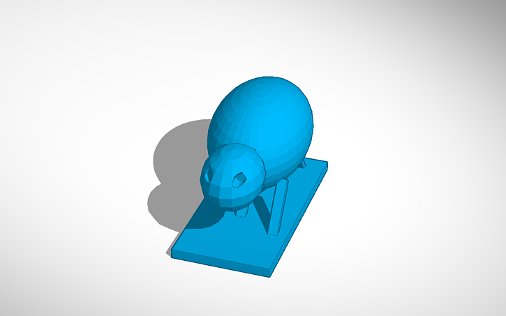 3D design enemy/giant rat | Tinkercad