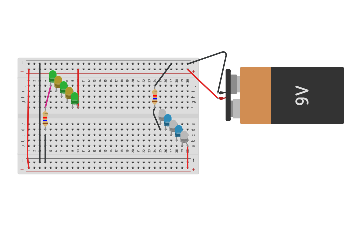 Circuit Design Leds En Serie Tinkercad