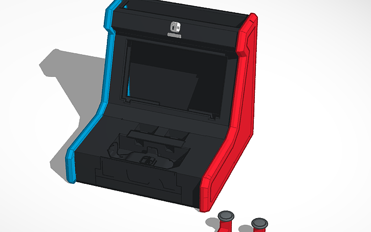3D design Nintendo Switch Arcade Machine - Tinkercad