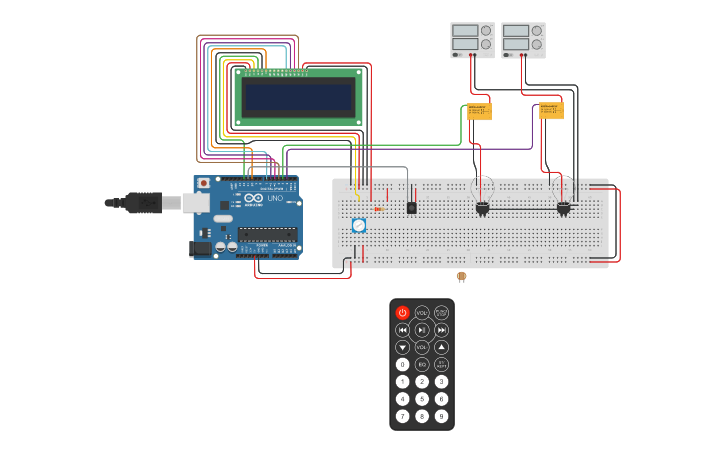 Circuit design Copy of Arduino | Switching ON/OFF appliances using IR ...