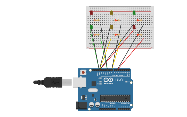 Circuit design arduino - Tinkercad