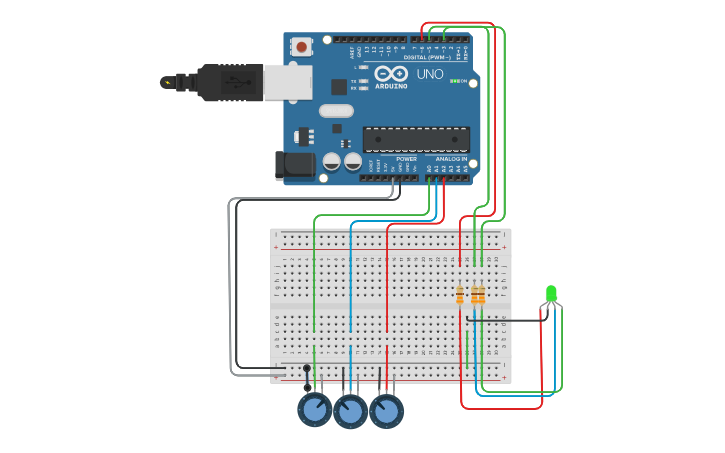 Circuit design tarea algoritmos y programacion - Tinkercad