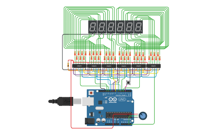 Circuit design 7-segment_driver_template - Tinkercad