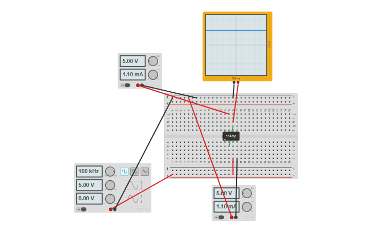 Circuit design Slew rate - Tinkercad Circuit design Slew rate - Tinkercad